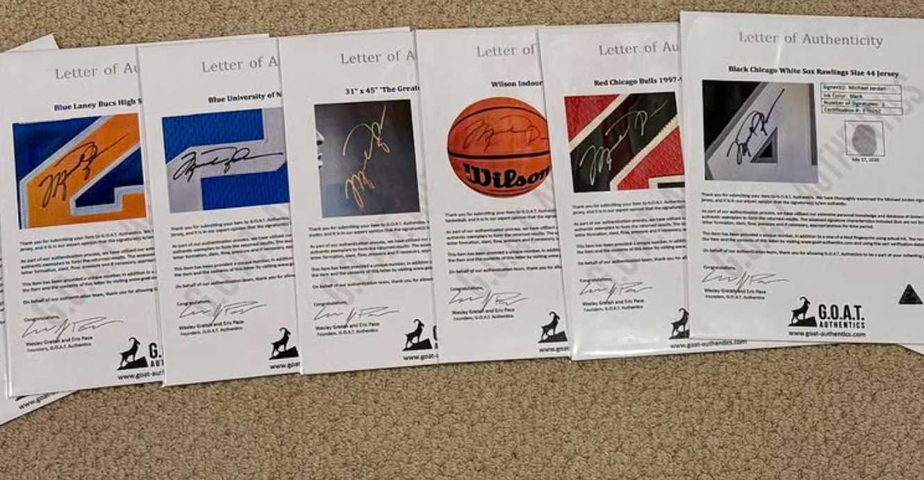 G.O.A.T. Authentics - Sports Memorabilia Authentication